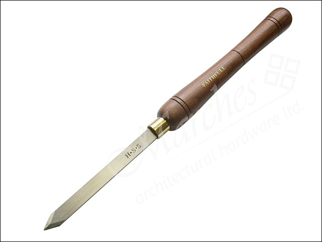 HSS Turning Chisel 15mm Diamond Point Scraper - Wood Turning Tools ...