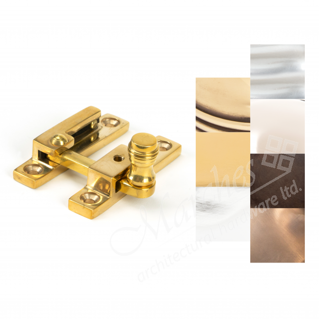 Narrow Prestbury Quadrant Fastener - Various Finishes - Sash Fasteners ...