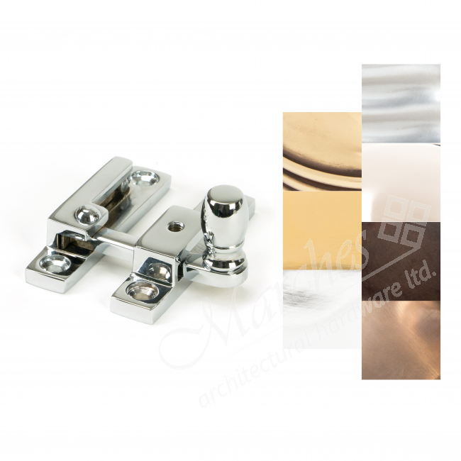 Narrow Mushroom Quadrant Fastener - Various Finishes - Sash Fasteners ...