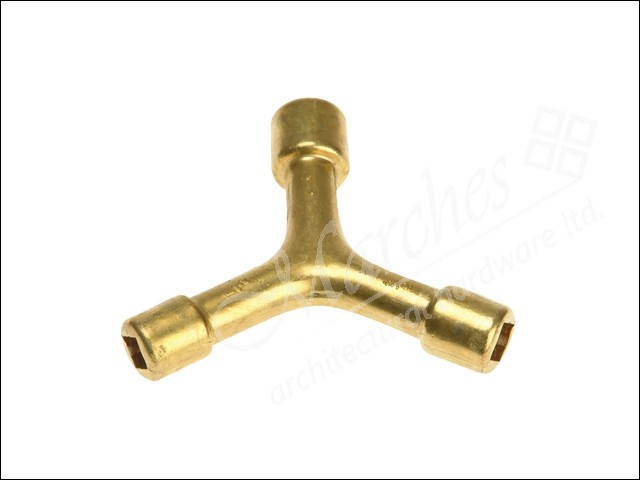 2056D Three Legged Radiator Valve Key - Marches Architectural Ironmongery