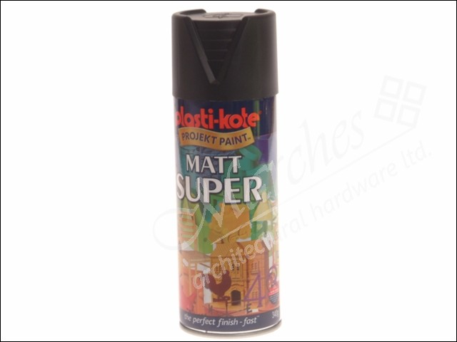 Enamel Matt Black 400 ml Super - Super Spray - Paints & Spray Paints ...