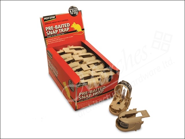 Snap Trap Loose Box 16 - Rodent Control - Pest Control - Home Leisure ...