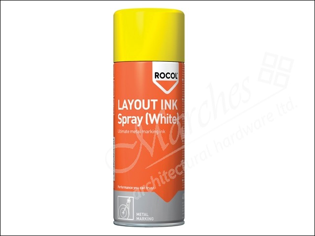 Layout Ink Spray-white 400ml 57025 - Marches Architectural Ironmongery
