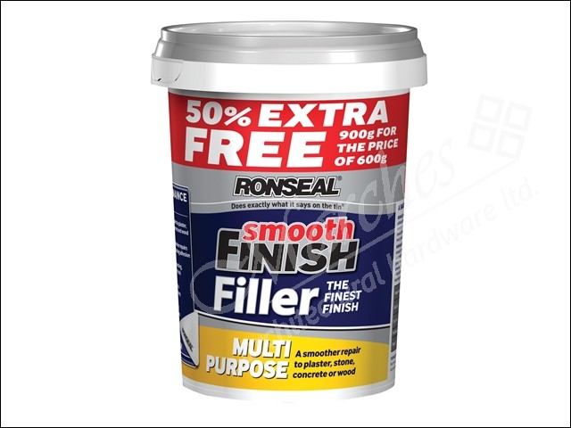 Smooth Finish Multi Purpose Interior Wall Filler Ready Mixed 600 g +50% ...