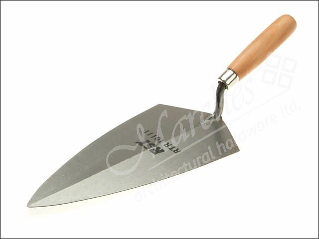 10in Philadelphia Brick Trowel - Wooden Handle RTR10110 - Brick Trowels ...