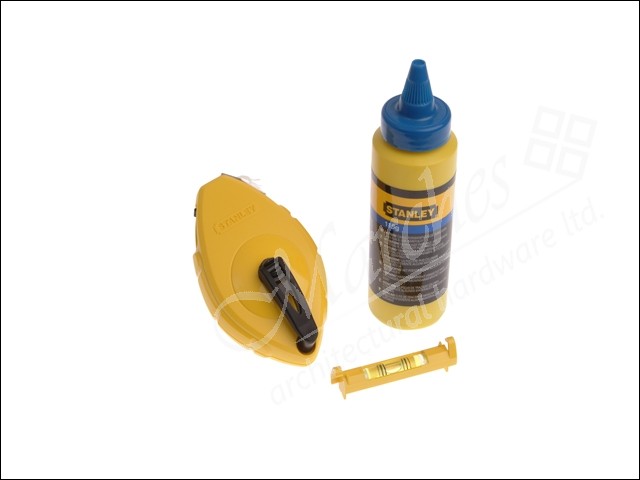 Chalk Line 30 Meter Blue Chalk & Level 0-47-443 - Chalk Line Reels ...