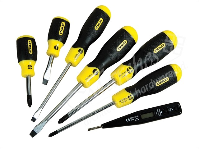Cushion Grip Screwdriver Set Flared And Phillips 6 Piece - Cushion Grip ...