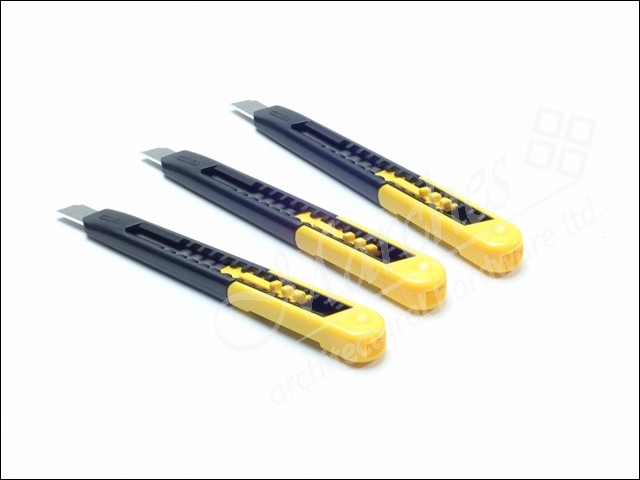 SM9 Snap Off Blade Knives (3) 2-10-150 - Snap Off Knives & Blades 9mm ...