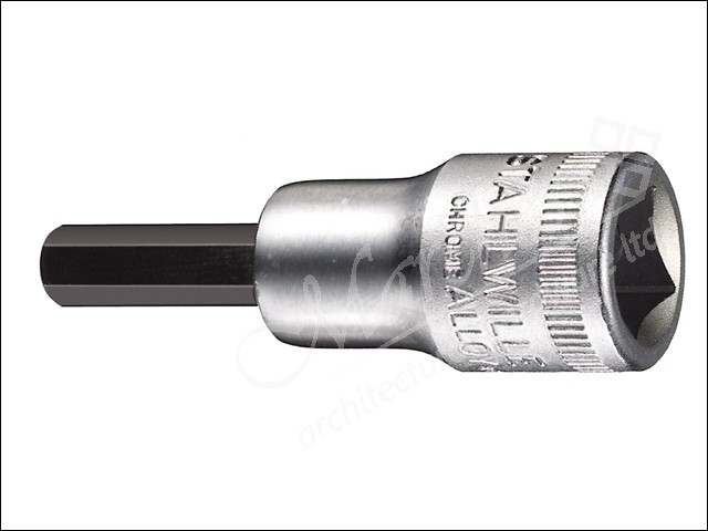 Inhex Socket 3/8 in Drive 4 mm - 3/8in Drive Sockets - Metric - 8in ...