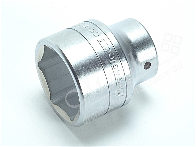 M340550-6 Satin Regular Hex Socket 50mm 3/4in Drive - 3/4in Drive ...