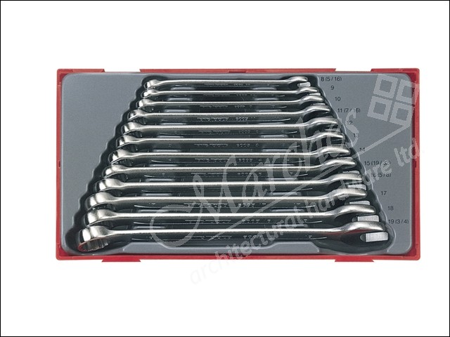 TT1236 12 Piece Metric Comb Spanner Set - Tool Tray System - Mechanics ...