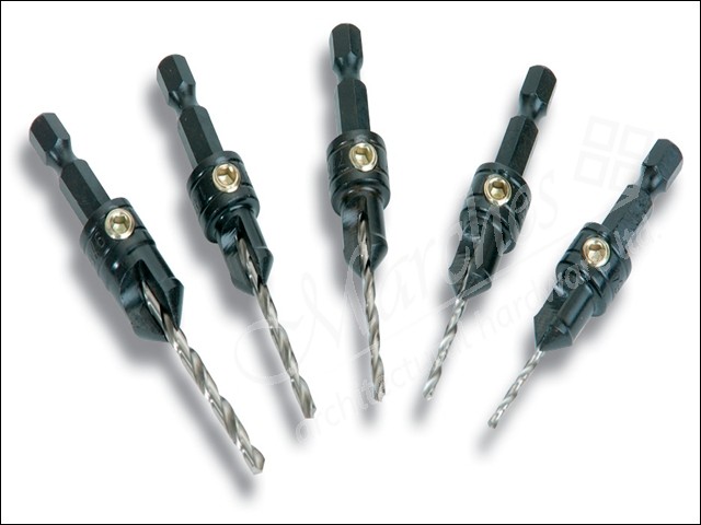 SNAP/CS/SET 5pc Countersink Set - Marches Architectural Ironmongery