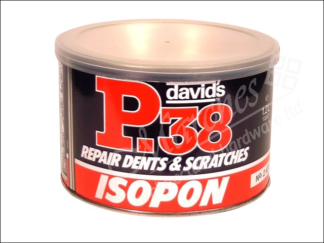 P38 Easy Sanding Body Filler 600ml Tin - Glassfibre Resin & Car Body ...