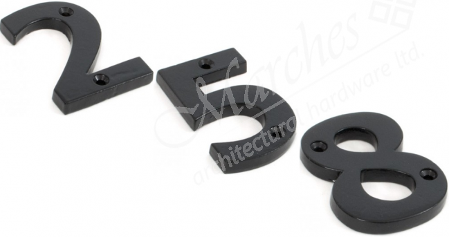 Numerals 0 to 9 - Black - Numerals & Letters - Door Furniture - Marches ...