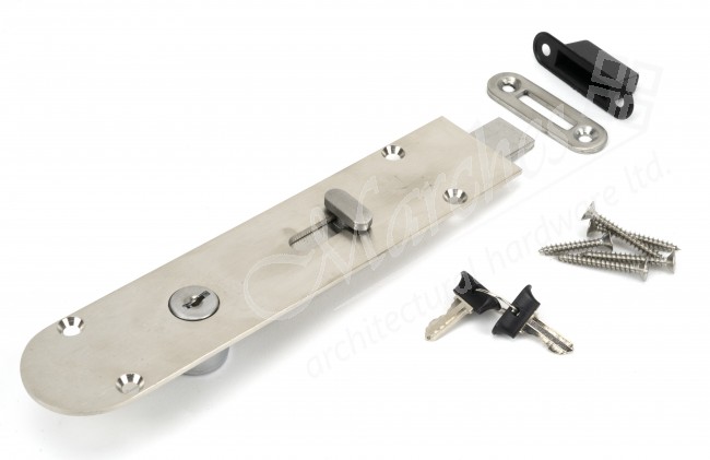 flush bolt locking system