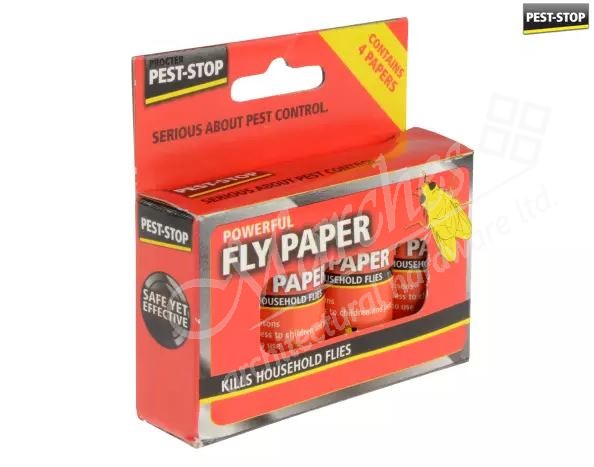 Fly Papers Pack of 4 - Marches Architectural Ironmongery