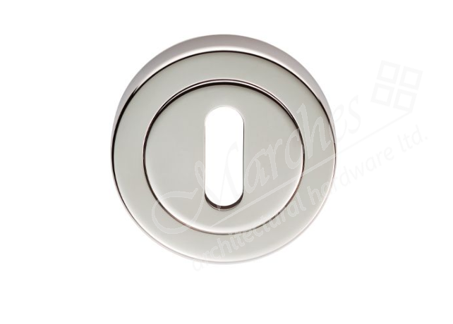 Lock Escutcheon - Polished Nickel - Escutcheons - Escutcheons ...