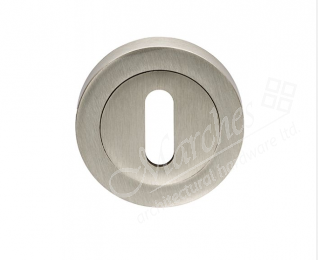 Lock Escutcheon - Satin Nickel - Escutcheons - Escutcheons & Thumbturns ...