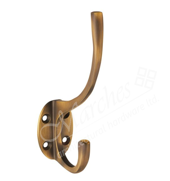 Hat And Coat Hook Antique Brass Hat And Coat Hooks Hooks Door Furniture Marches