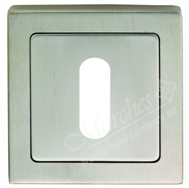 Square Lock Escutcheon - SSS (Grade 304) - Escutcheons - Escutcheons & Thumbturns - Door ...