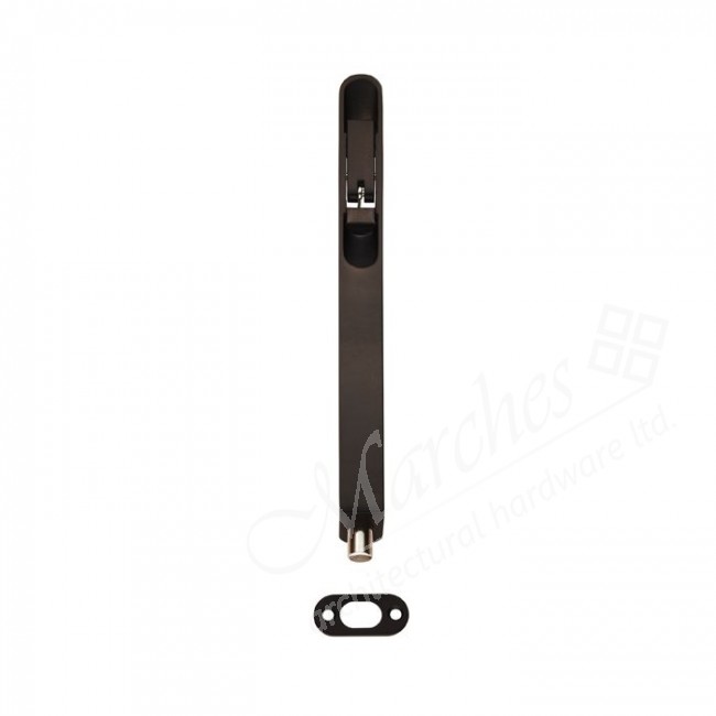 8" Radiused Lever Action Flush Bolt - Matt Black - Bolts - Door ...