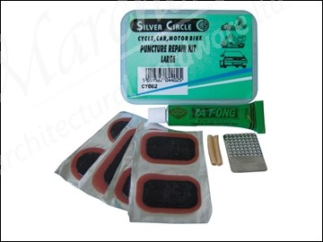 Cycle Puncture Repair Kit - Large - Pumps, Tyre Depth & Pressure Gauges ...