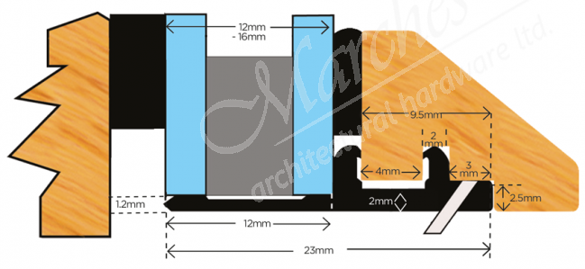 Exitex - Mini Lokbead 36mm X 50mm (Brown) - Posilok 24mm Window Trim ...
