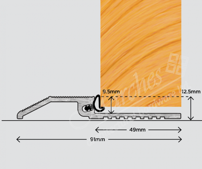 Exitex - CDT 91 (Commercial Door Threshold) - Various Sizes - Inward ...