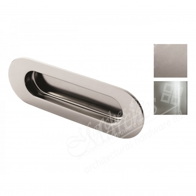 Radius Corner Flush Pull 120mm x 41mm - Various Finishes - Flush Pulls ...