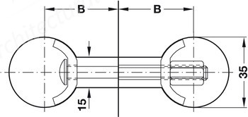 Worktop Connecting Bolt - Various Lengths - Fixing Bolts & Bars ...