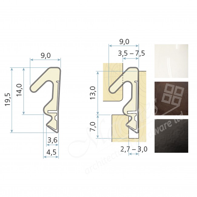 Schlegel - Aquamac 124 (Qlon QL 3020) Weatherseal - Various Lengths ...
