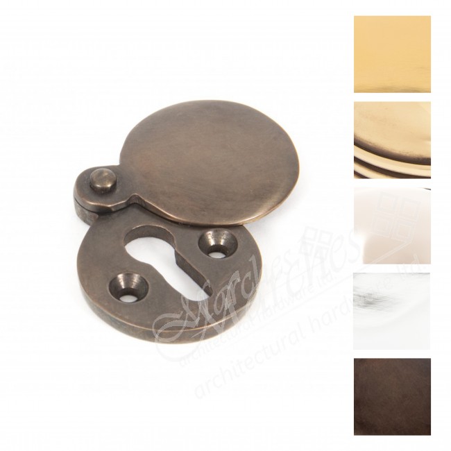 Round Escutcheon with Cover - Various Finishes - Escutcheons ...