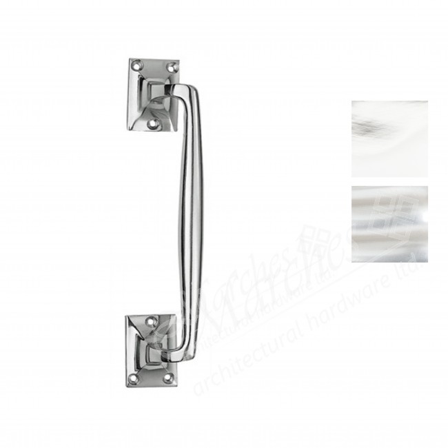 Pub Style Pull Handle 254mm - Various Finishes - Pull Handles & Flush ...