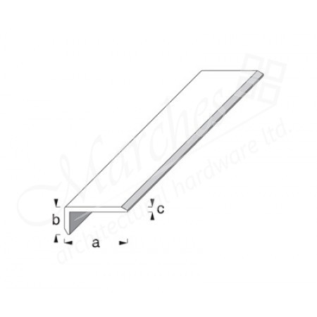Edge Profile - Silver Anodised Aluminium - Edge Profile - Metal ...