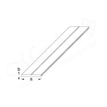 Flat Bar Profile - Raw Aluminium - Flat Bar - Metal Profiles - Marches ...
