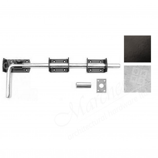 18" Drop Bolt - Various Finishes - Padlock & Gate Bolts - Bolts - Door ...