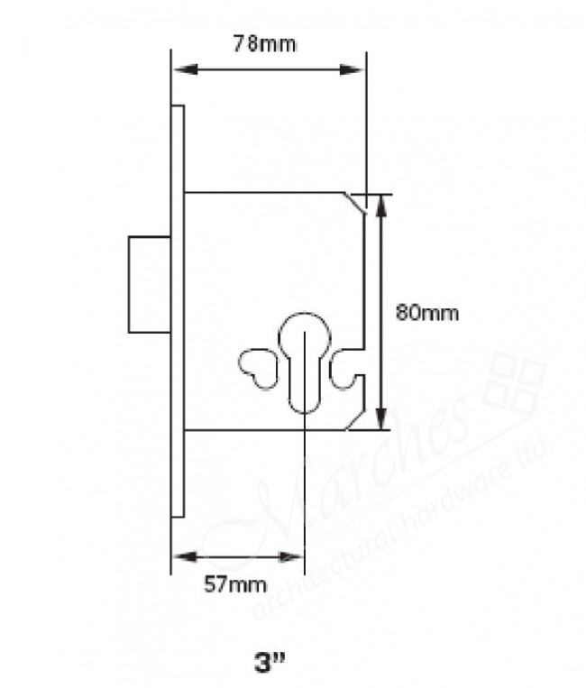 Euro Profile Dead Locks SSS - Various Sizes - Euro Profile Lock Cases ...