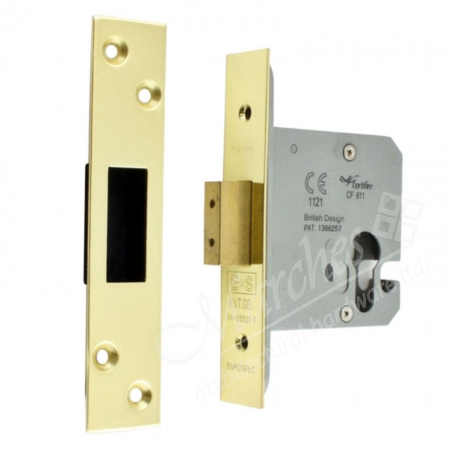 Euro Profile Dead Locks Brass - Various Sizes - Euro Profile Lock Cases ...