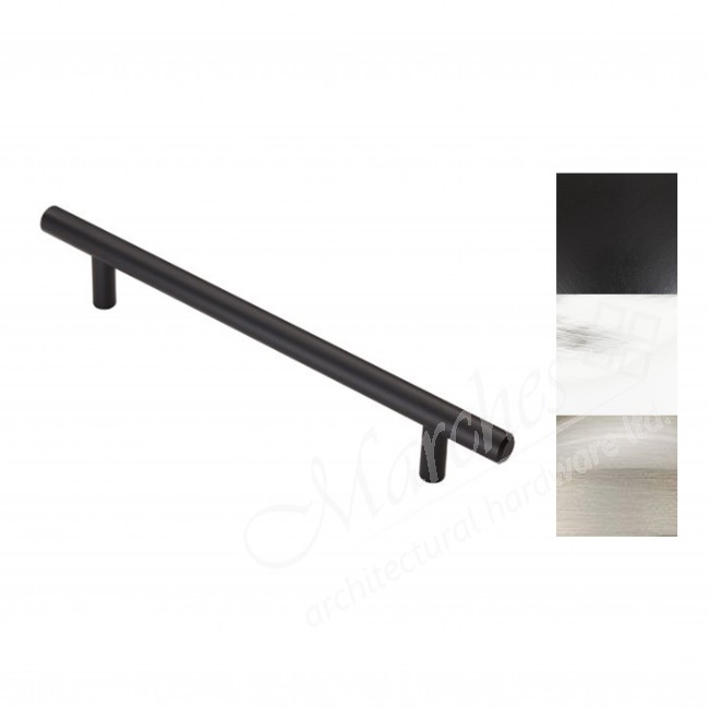 Steel T-Bar Handle 220mm (160cc) - Various Finishes - Cabinet Handles ...