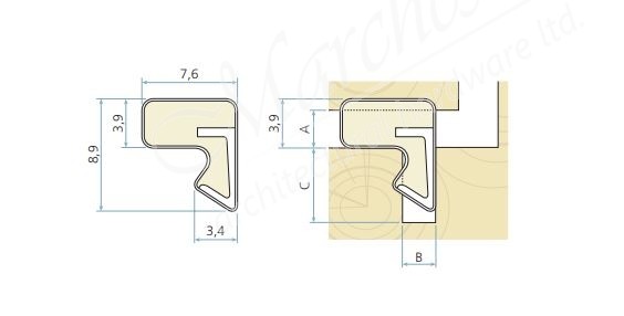 Aquamac 48 (Qlon QL 3013) Weatherseal 350m - Various Colours - Door ...