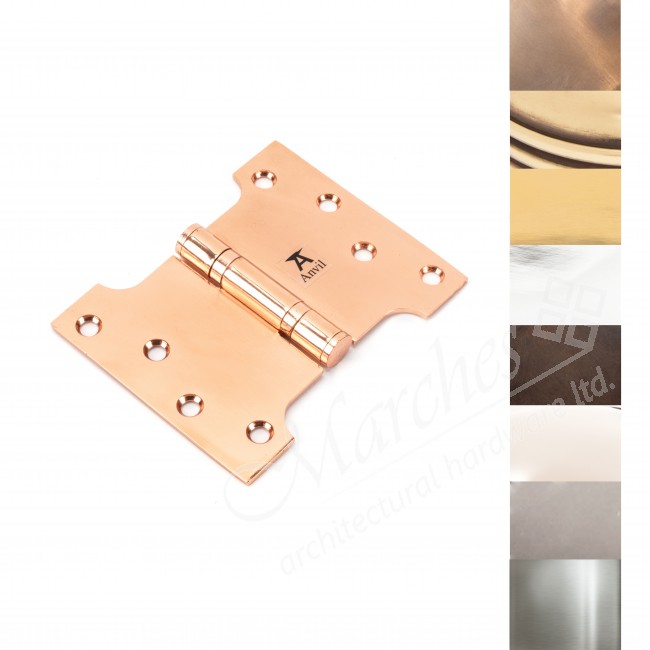 SS 4" x 3" x 5" Parliament Hinge (pair) - Various Finishes - Parliament ...