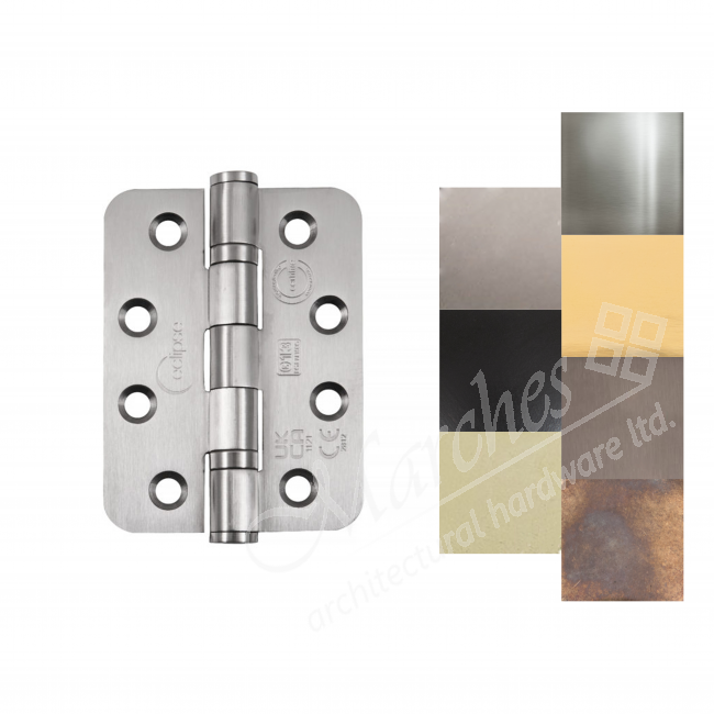 Eclipse 4" Fire Rated Ball Bearing Butt Hinge (Pair) - Various Finishes - Butt Hinges - Hinges ...