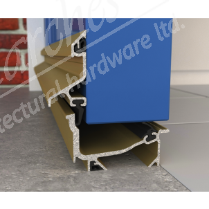 Exitex Weatherten Bar 1220mm Aluminium - Inward Opening Door ...