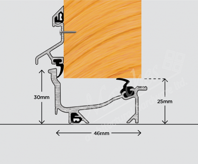 Exitex Weatherten Bar - Various Finishes - Outward Opening Door ...
