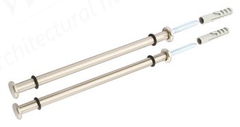 Shelf Support Set - matt chrome - Shelf Supports - Shelving & Wardrobe ...