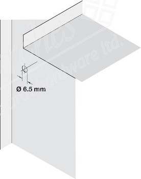 Shelf Sleeves - Nickel Plated - Shelf Supports - Shelving & Wardrobe ...