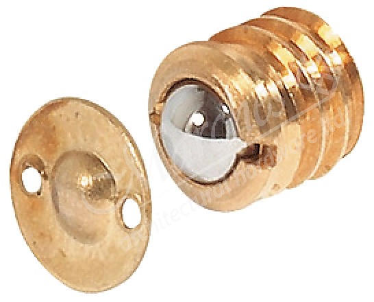 12mmø Twist Fit Ball Catch - Brass Plated - Cabinet Locks & Catches ...