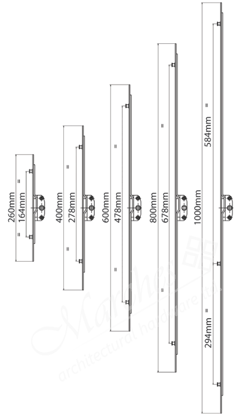 Maco Inline Window Espag Rod - 20mm Backset - Full Espag Rods ...