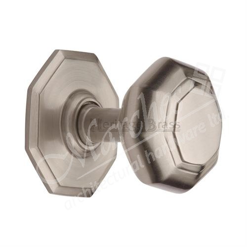 Octagonal Centre Door Knob - Various Finishes - Centre Door Knobs ...