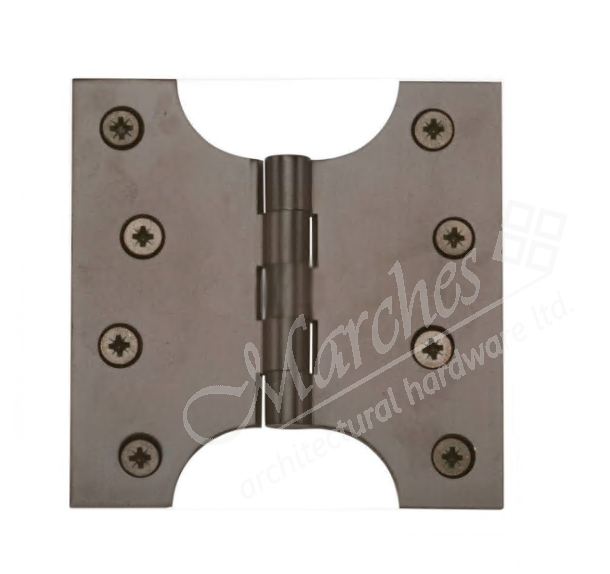 Parliament Hinges 4" x 2" x 4" Matt Bronze (PR) - Parliament ...
